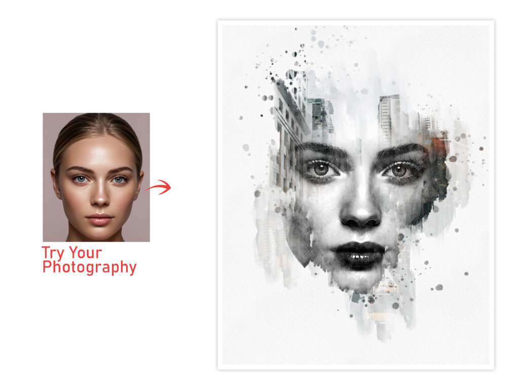 Editable Double Exposure Effect - MasterBundles