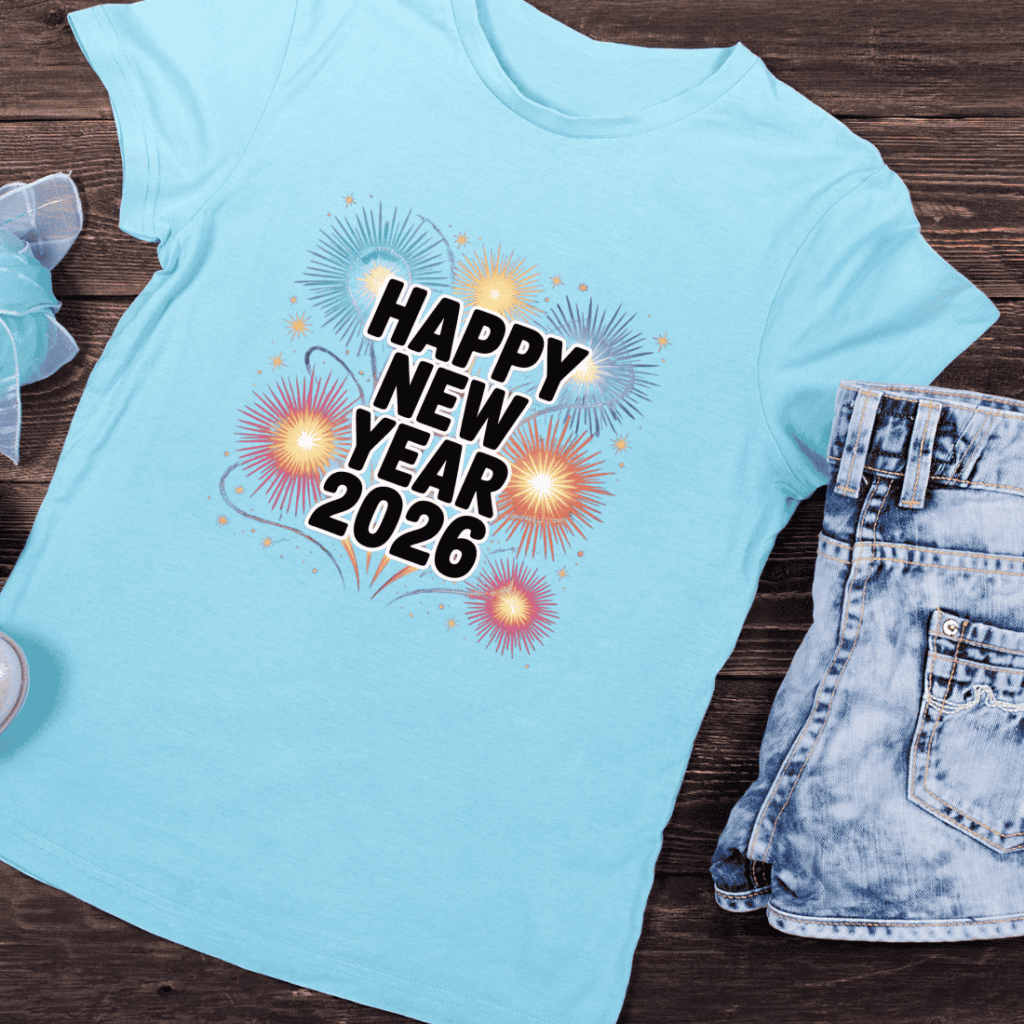 Vibrant Light Burst 2026 T-shirt Design - MasterBundles