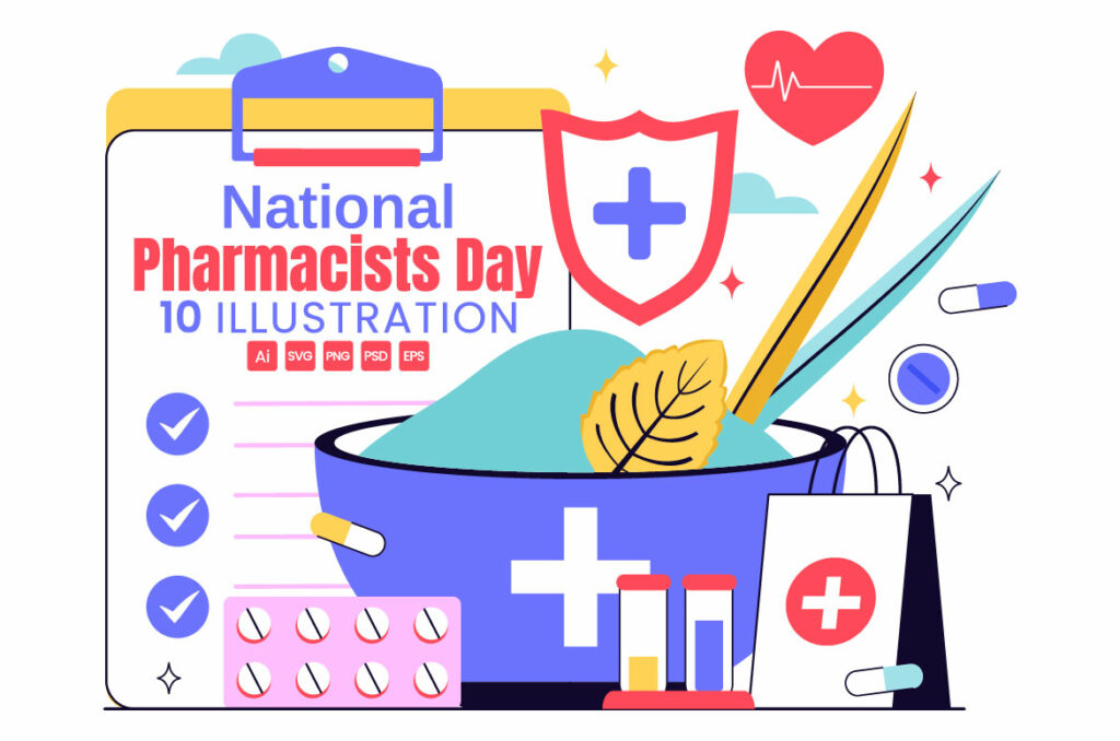 10 National Pharmacists Day Illustration - MasterBundles
