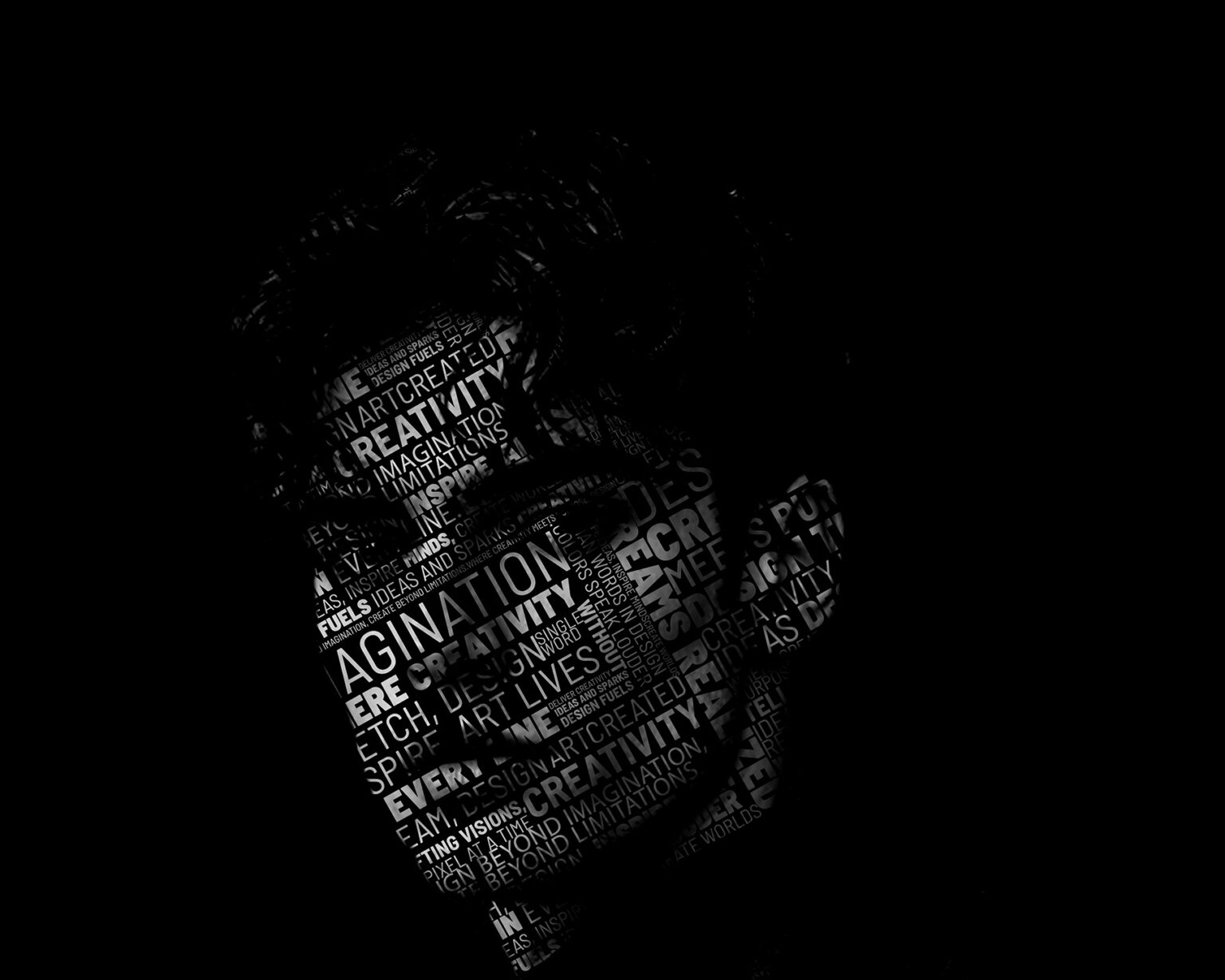 Text Portrait Editable Photo Effect - MasterBundles