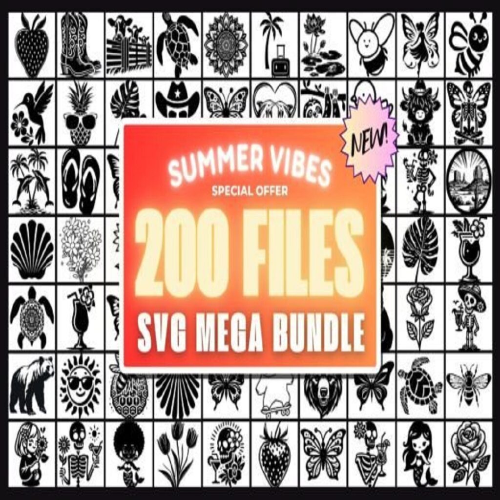 Summer SVG Mega Bundle, Summer Vibes SVG - MasterBundles