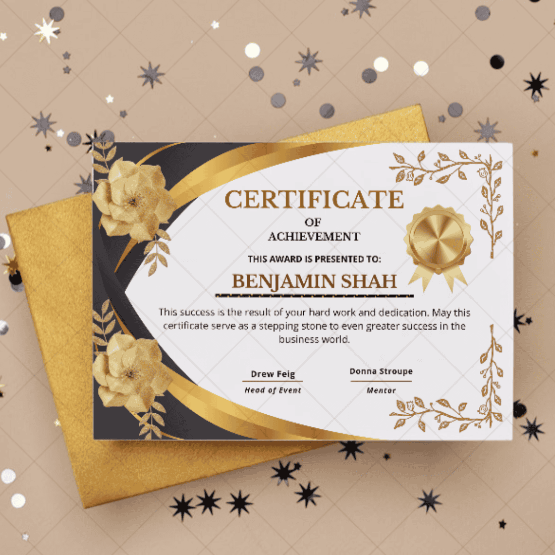 Certificate of Achievement in Corporate Leadership - MasterBundles