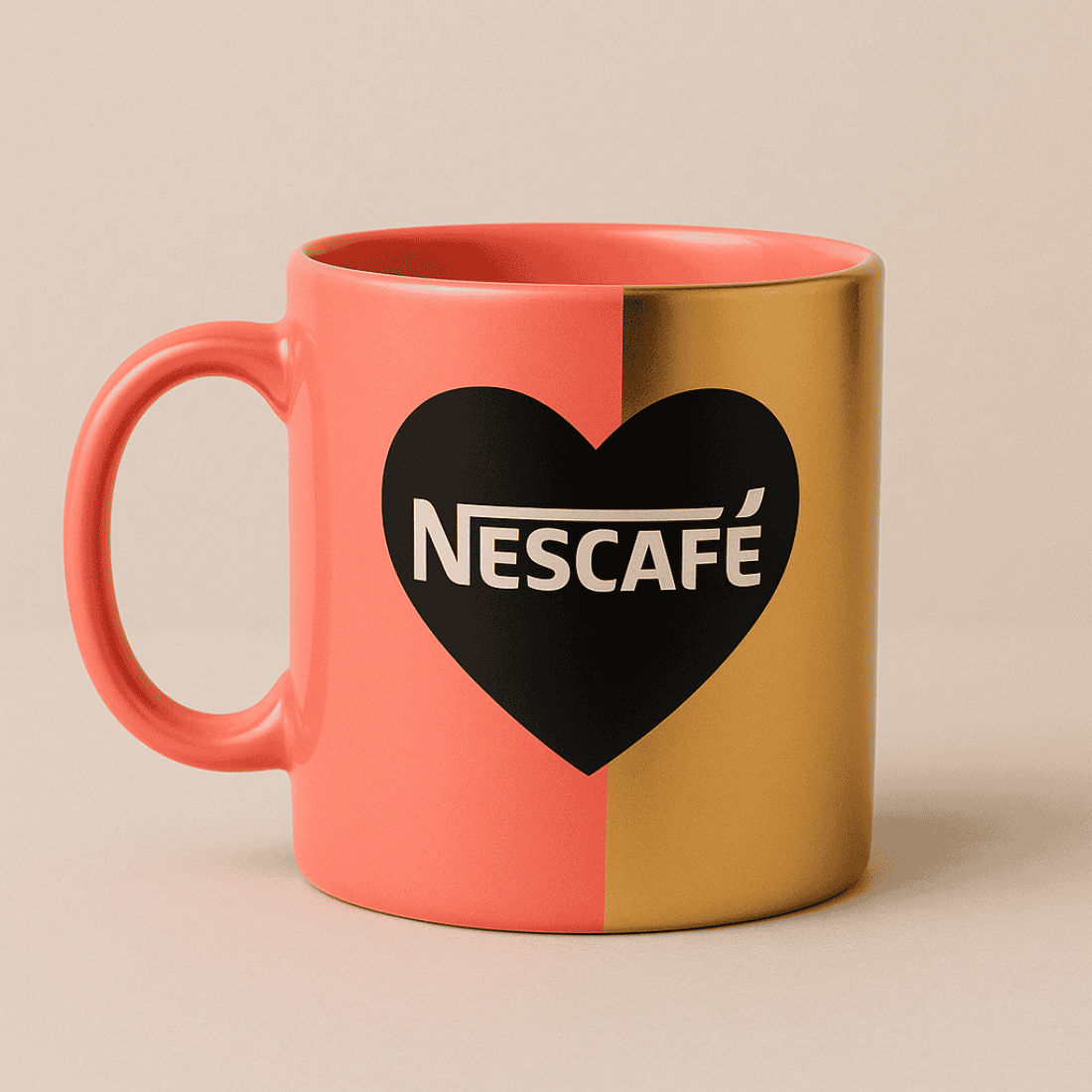 "Cafe Style Mug Mockup – Inspired by Nescafe Branding" - MasterBundles