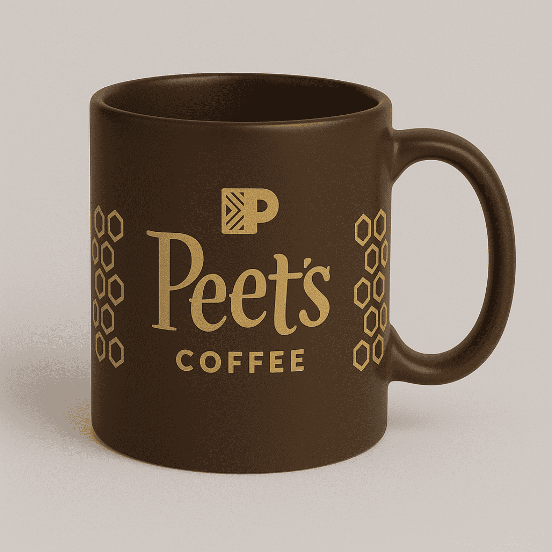 Modern Peet’s Coffee Brand Mug Mockup Design - MasterBundles