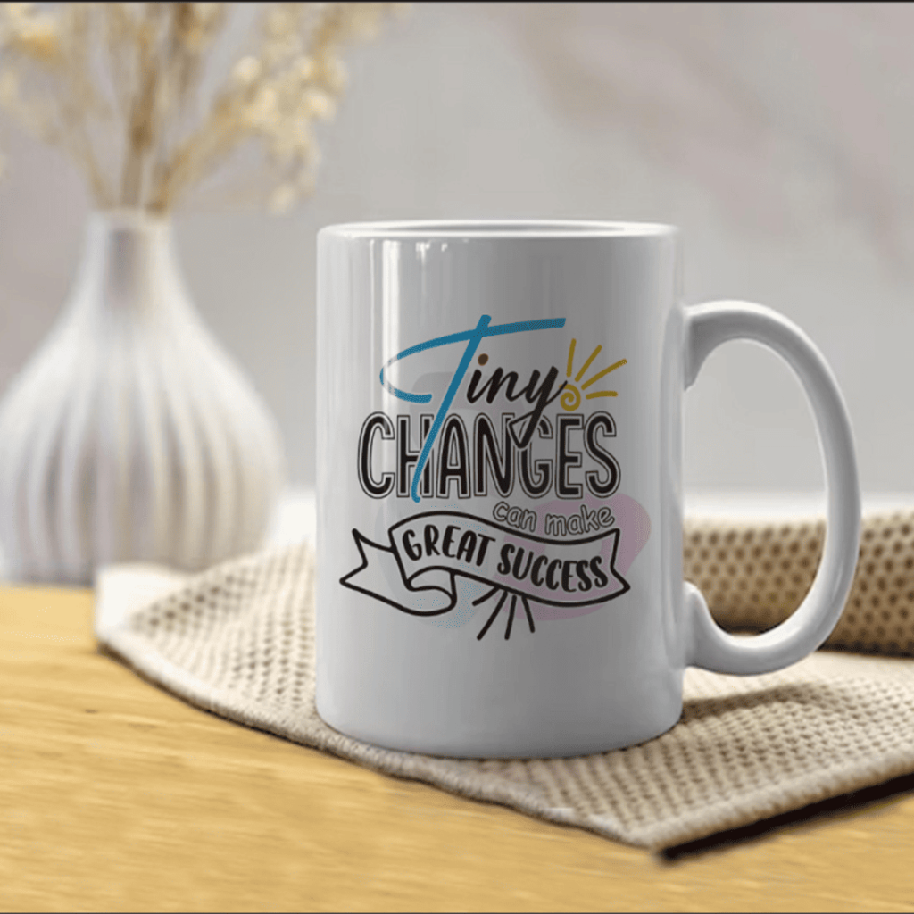 Tiny Changes Coffee Mockup - MasterBundles