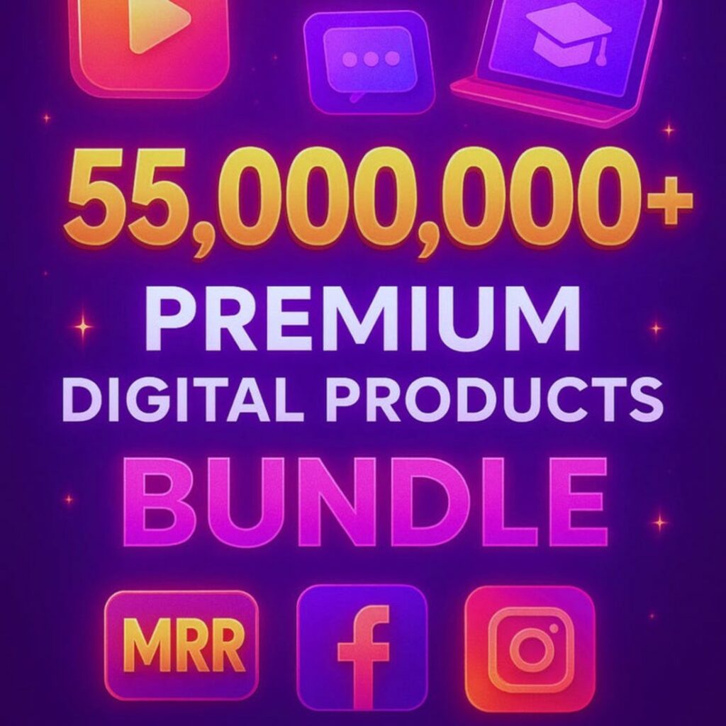 55M+ PLR MRR Digital Products Bundle: Resell for Profit Digital ...