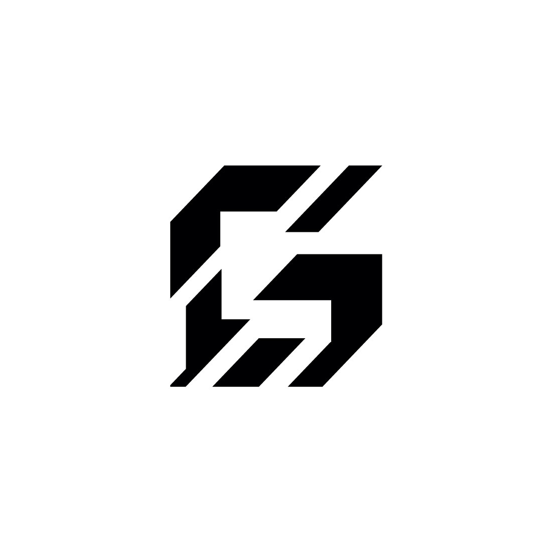Modern Letter G Logo Icon for Technology and Sport Brand - MasterBundles
