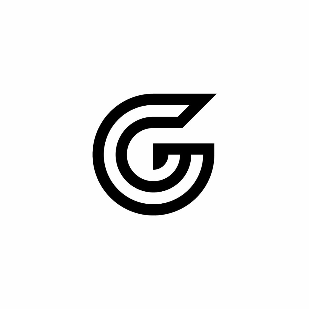 Modern Letter G in Circle Logo for Tech Brand and App Icon - MasterBundles