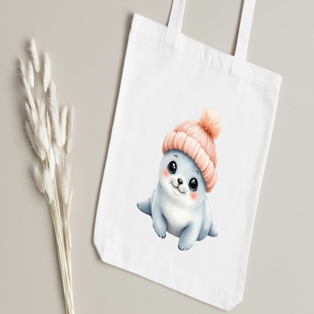 Winter Animals Watercolor Clipart Bundle | Cute Arctic Animals PNG ...