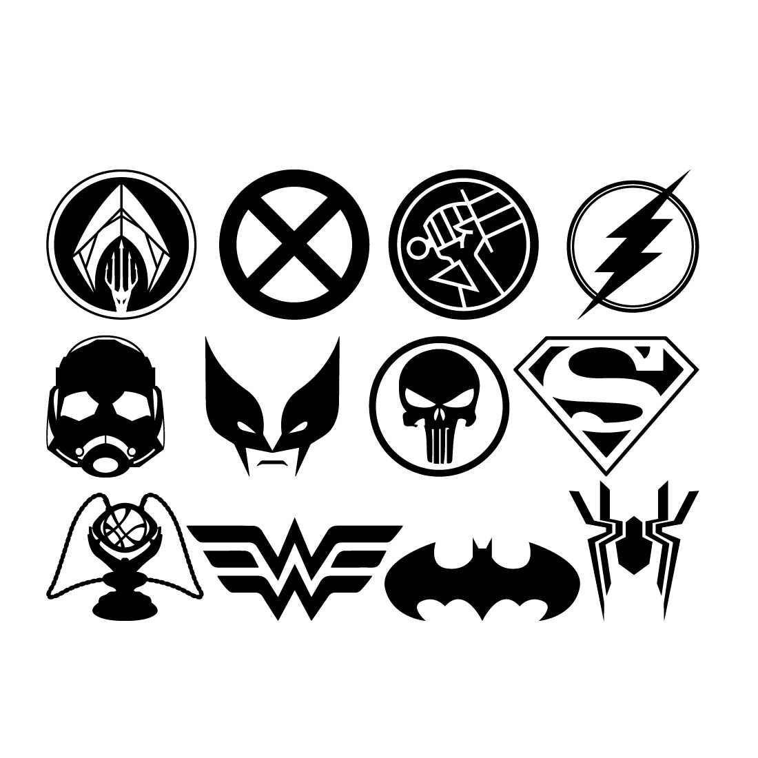 DC Marvel Superhero Svg, Marvels Logo Svg, Marvel Bundle Design ...