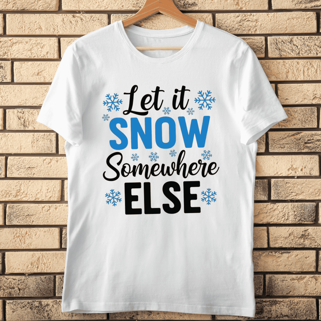Funny Winter Slogan I'm Snow Cute T-Shirt Design - MasterBundles