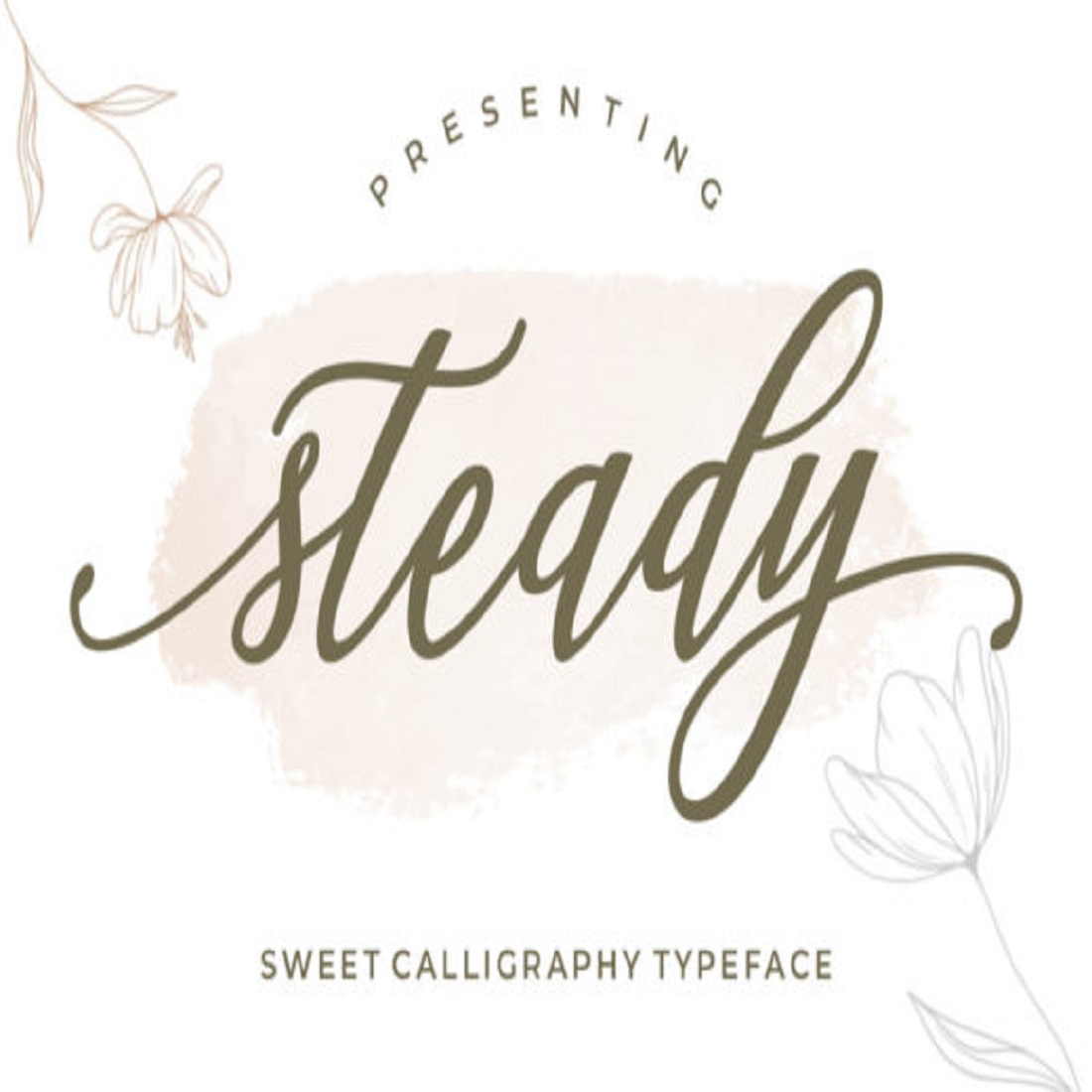 Steady Font - MasterBundles
