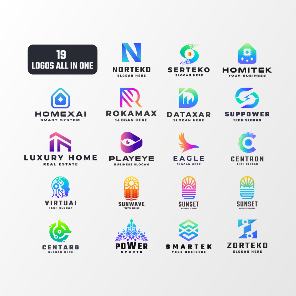 19 Logos All in One - MasterBundles