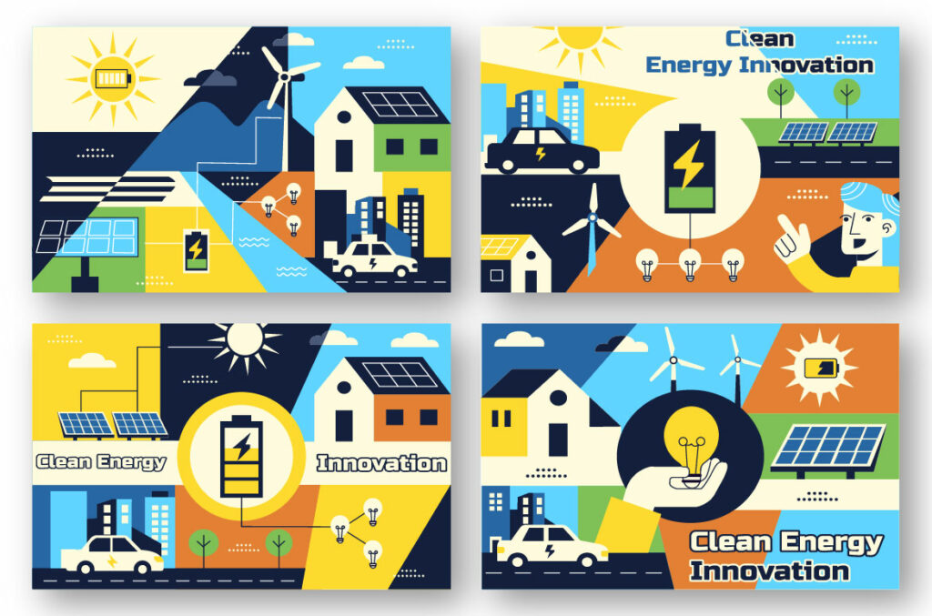 10 Clean Energy Innovation Illustration - MasterBundles