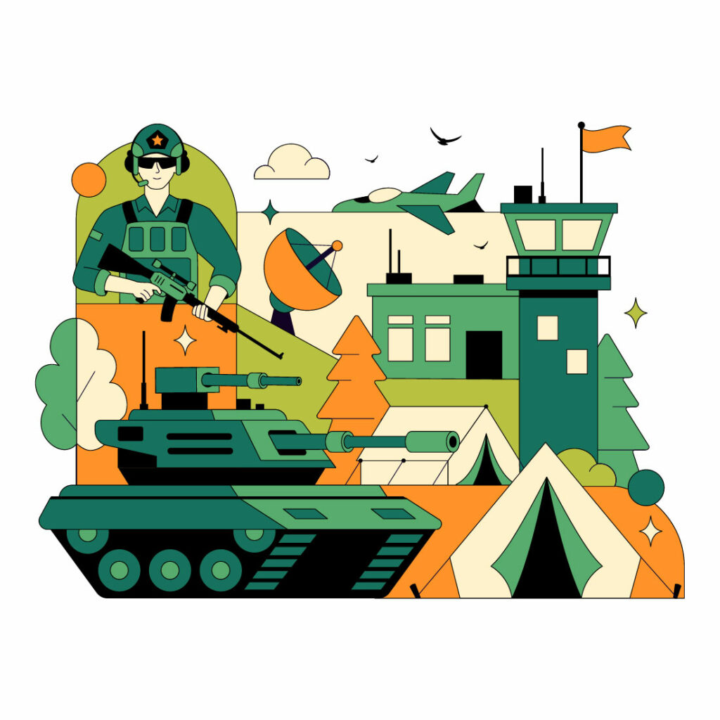 10 Military Army Forces Illustration - MasterBundles