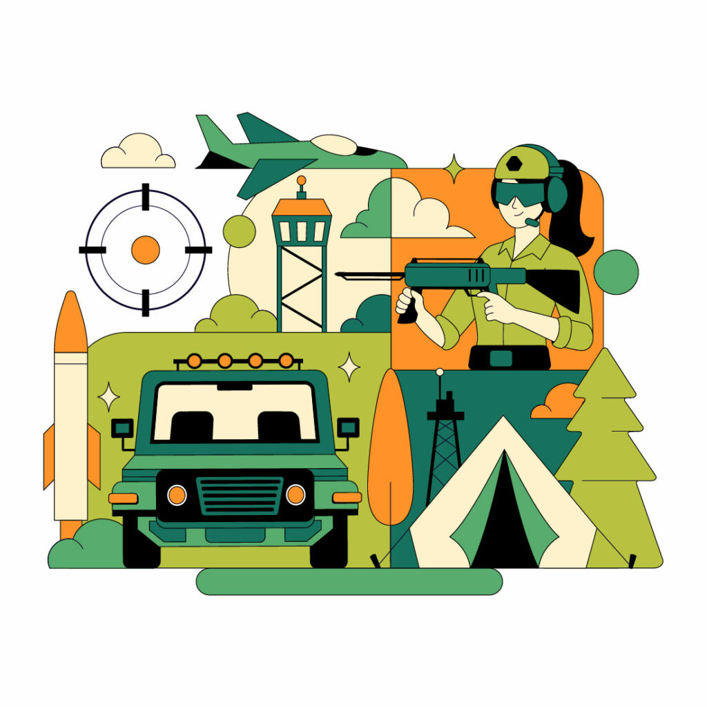 10 Military Army Forces Illustration - MasterBundles