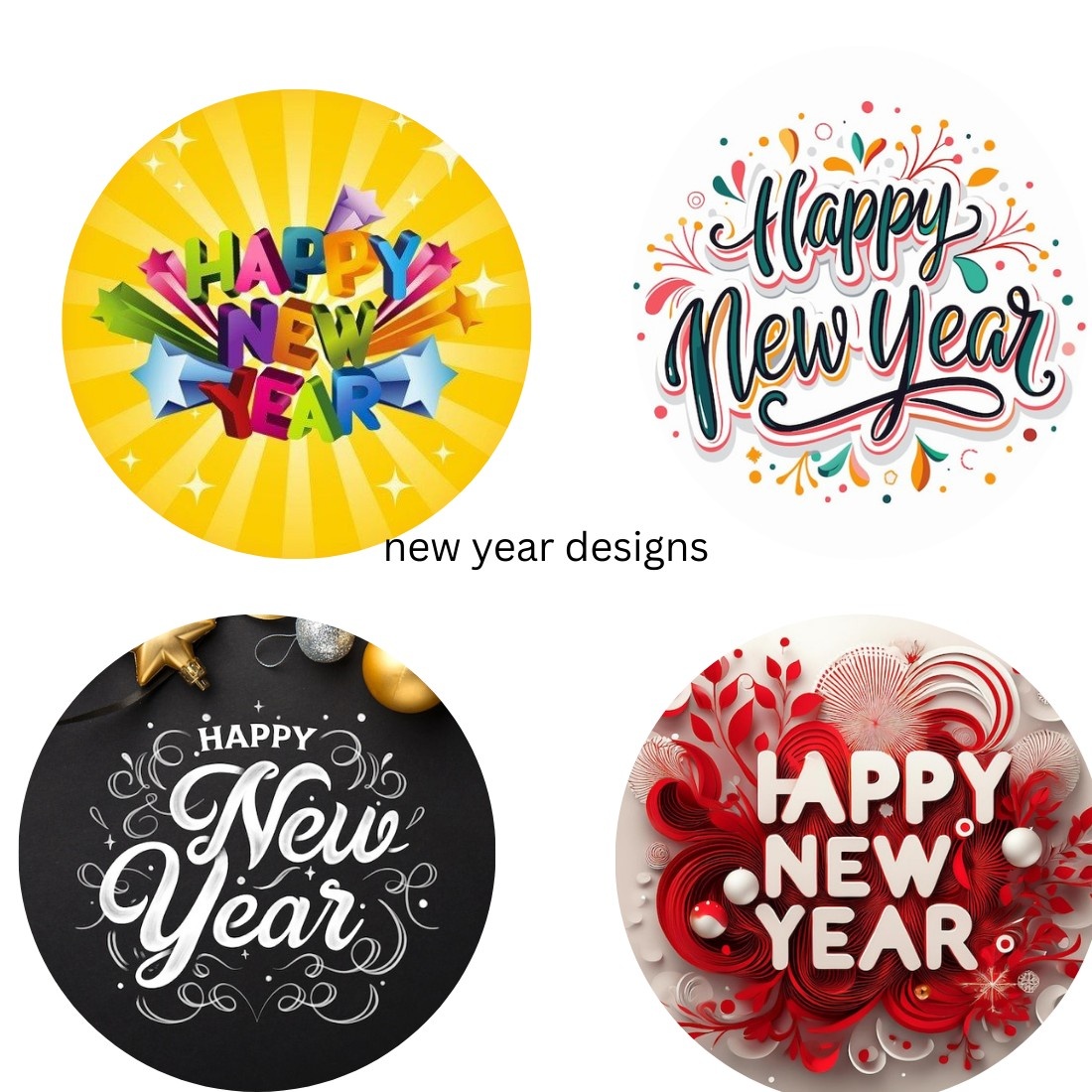 New year designs - MasterBundles