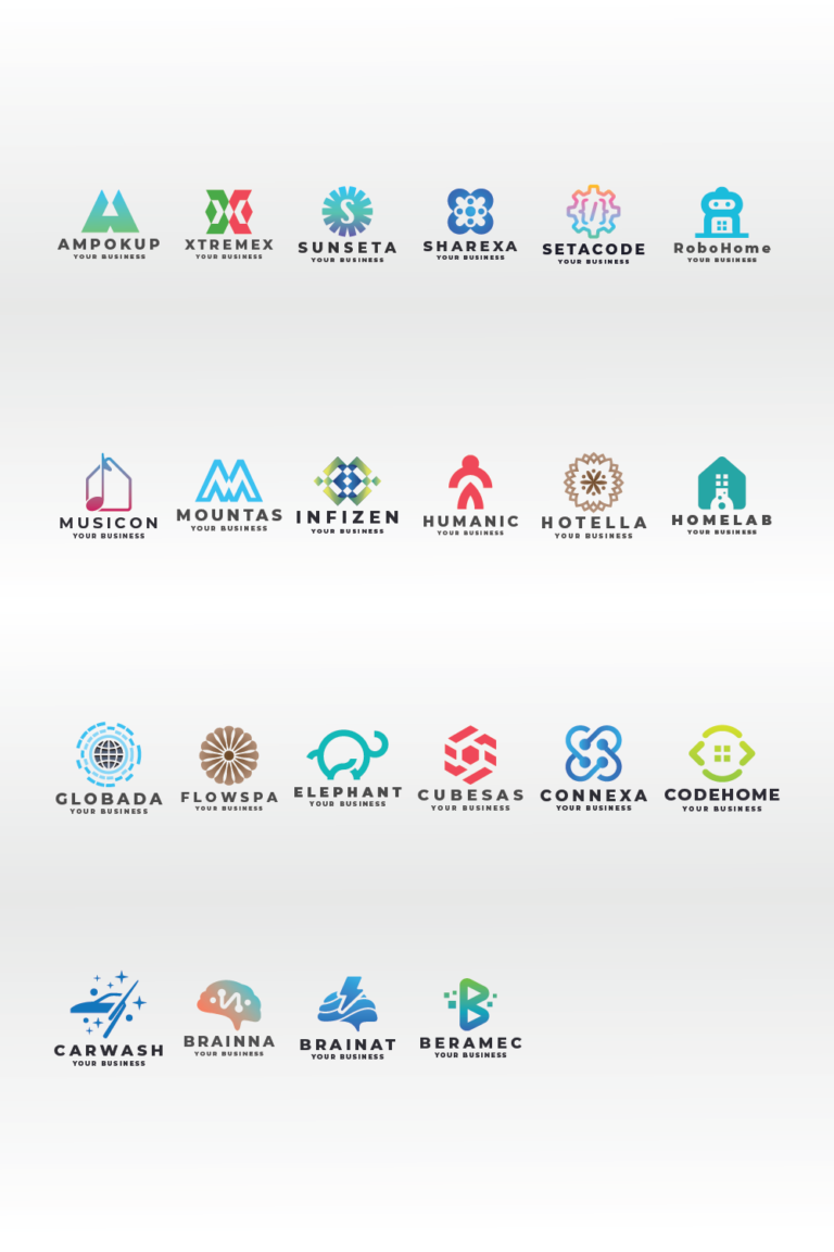 22 All in One Logos Vector Template - MasterBundles