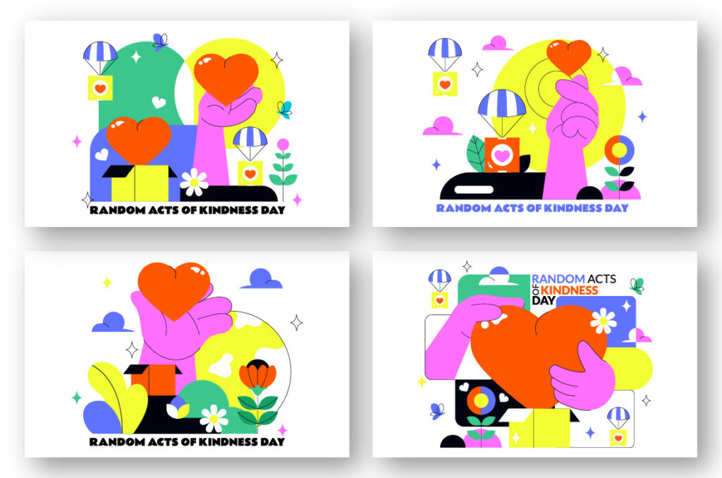 10 Random Acts of Kindness Day Illustration - MasterBundles
