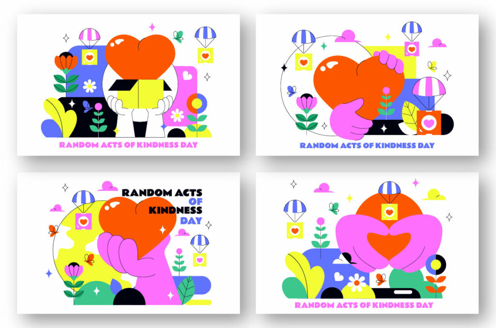 10 Random Acts of Kindness Day Illustration - MasterBundles