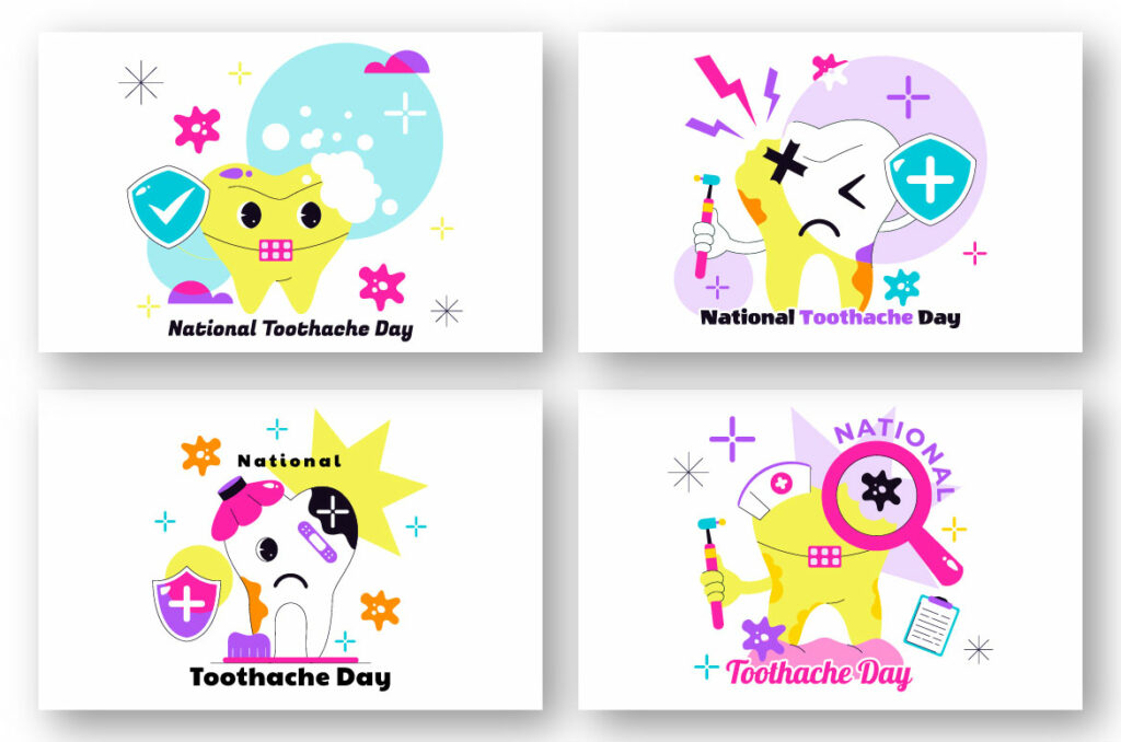 10 National Toothache Day Illustration - MasterBundles