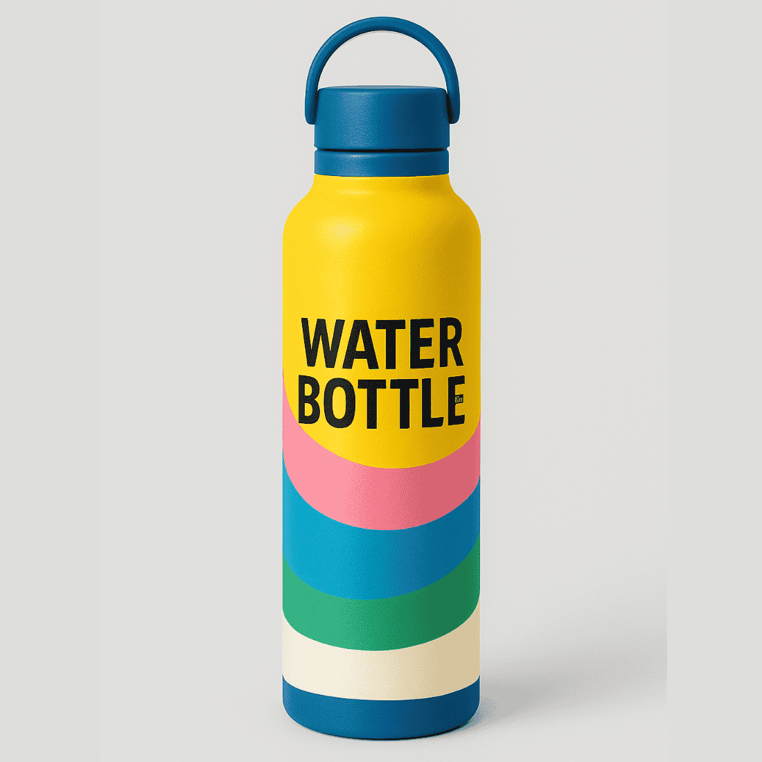 “Multicolor Essentials Bottle Mockup” - MasterBundles