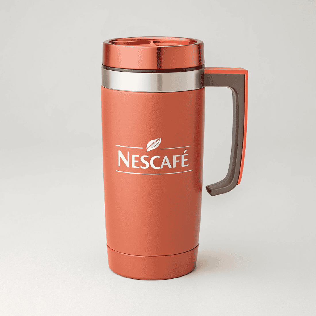 Trendy Nescafé Coffee Travel Mug Mockups – Peach Pink and Green Combo ...