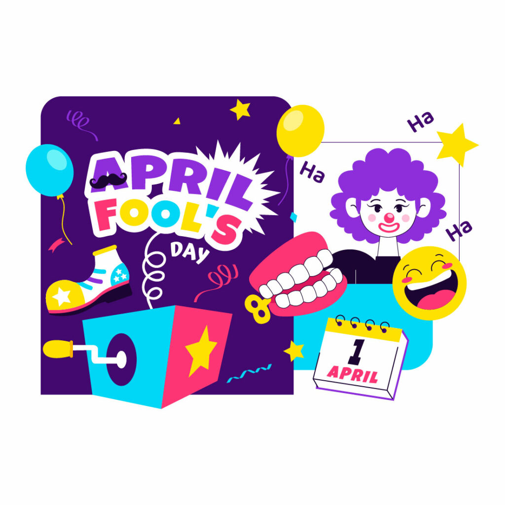 10 Happy April Fools Day Illustration - MasterBundles