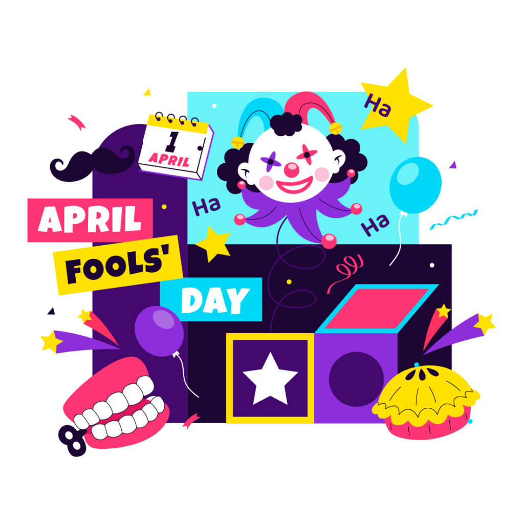 10 Happy April Fools Day Illustration - MasterBundles