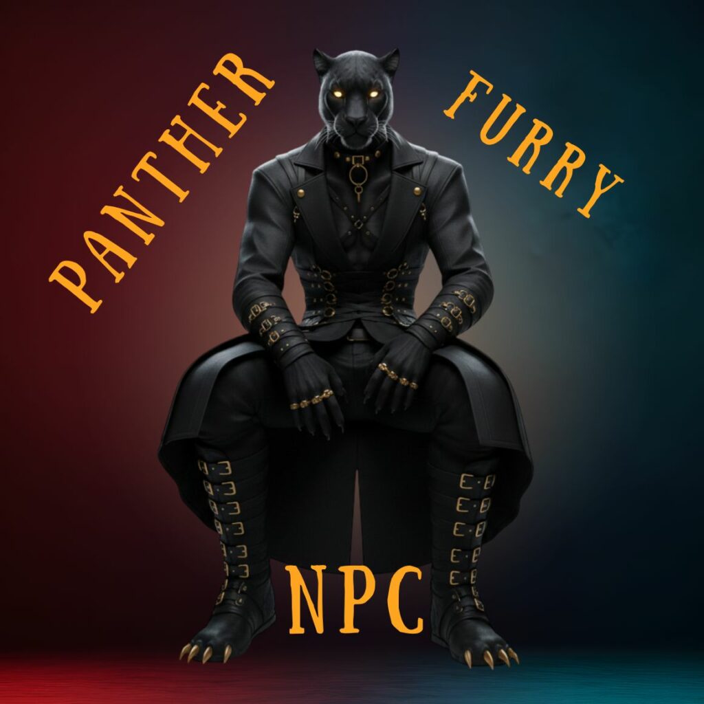 Panther FURRY NPC — 1 Iconic Character, 6 Poses, 9 Emotions | Fantasy ...