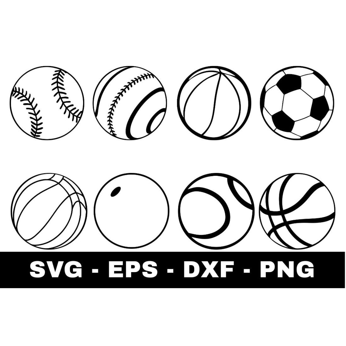 Balls Silhouette SVG - MasterBundles