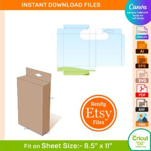 Assortment Pillar Candle Box, Dieline Template - MasterBundles