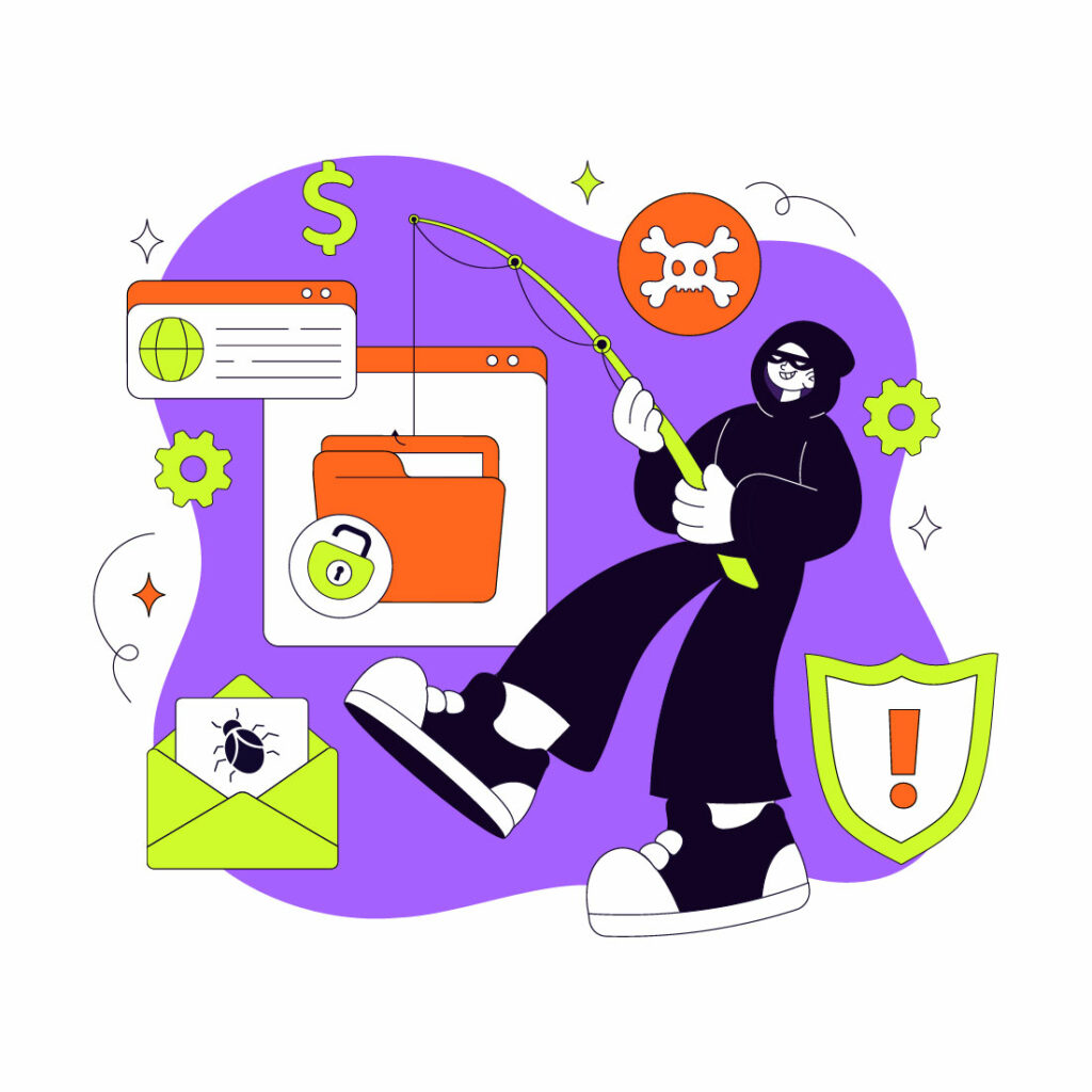 10 Hacker Digital Crime Illustration - MasterBundles