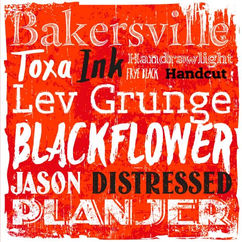 TypeFaith Grunge Bundle: 18 Grunge Script Fonts - just $9 | Master Bundles