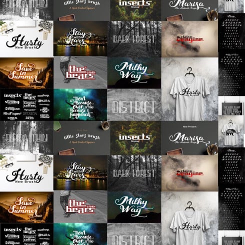 5 Stunning Font Families - Master Bundles