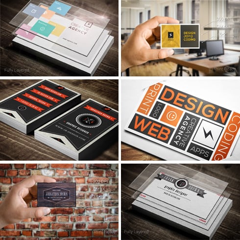 30 Retro and Minimal Business Cards Bundle - just $29 | Master Bundles