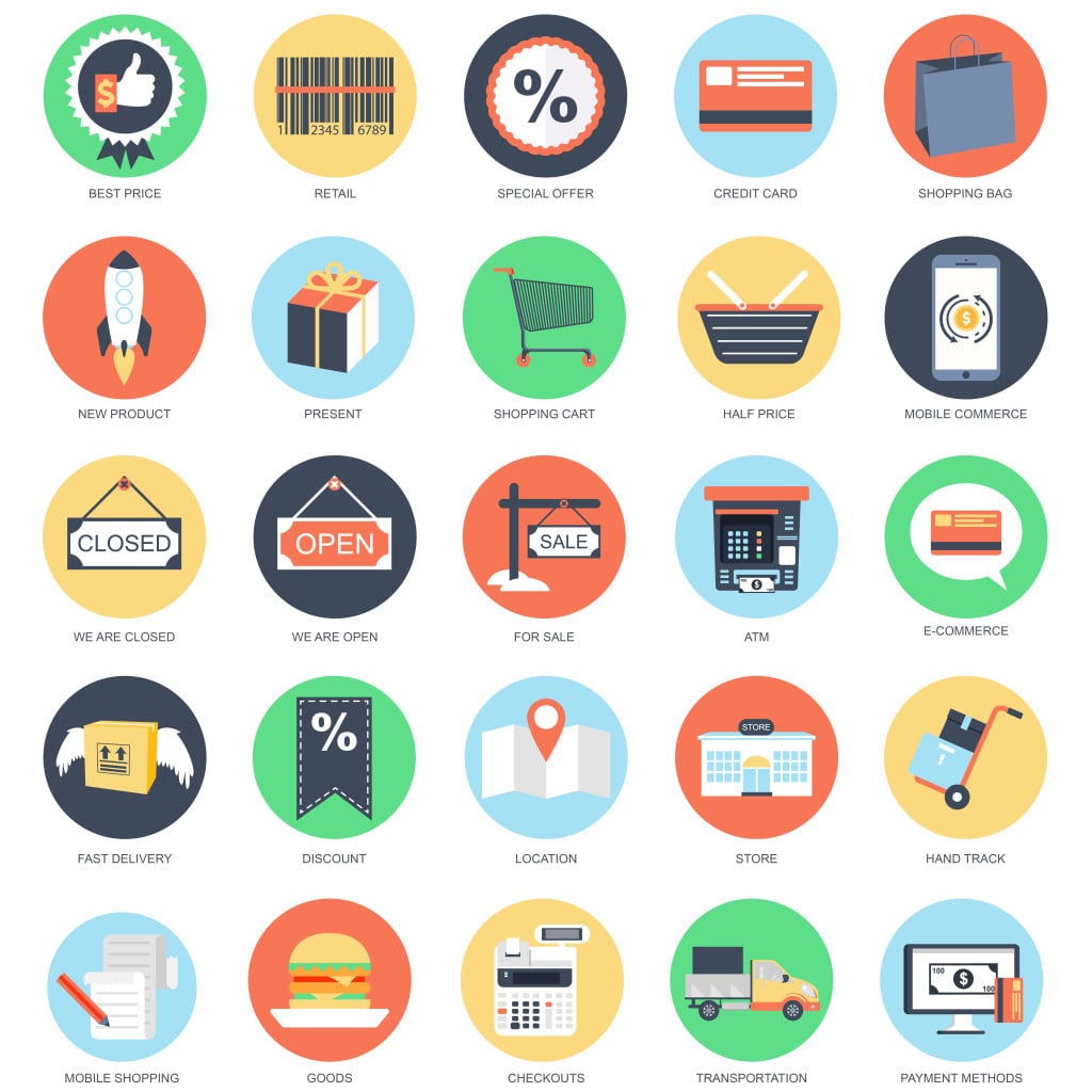 Flat Bundle: 475 Stylish Icons - just $16 - Master Bundles Flat Bundle: 475 Stylish Icons - just $16 - Master Bundles
