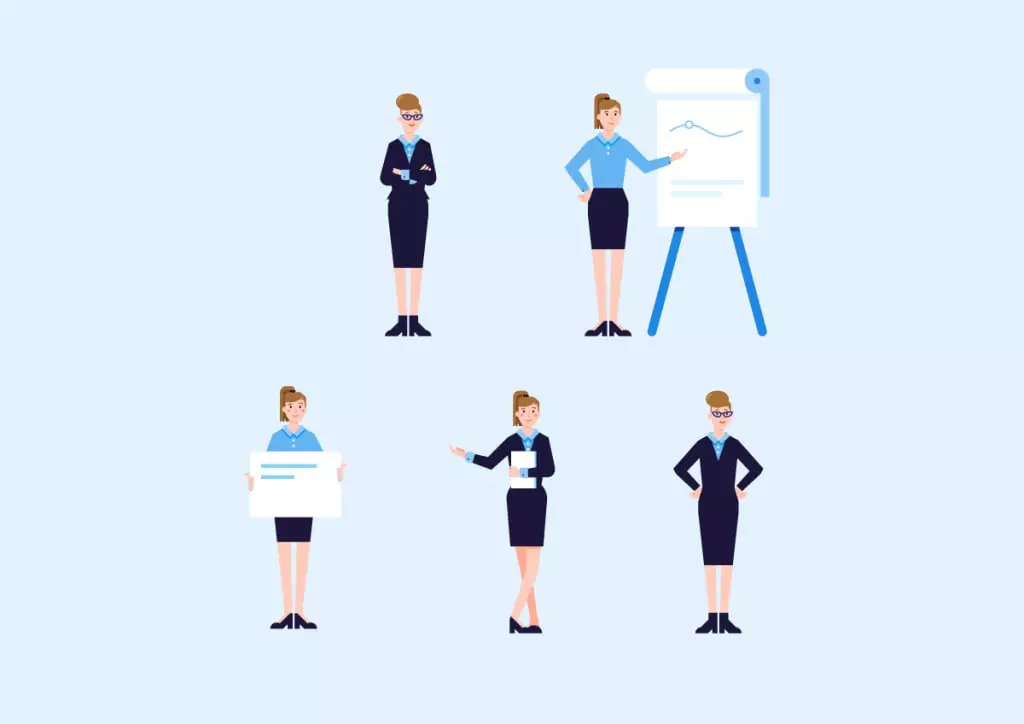 Flat Clip Art | Flat Clip Art Corporate Bundle for a Professional ...
