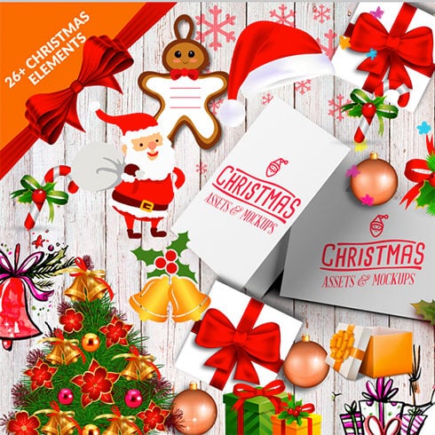 Christmas Bundle: 65 Amazing Templates + 26 Elements | Master Bundles