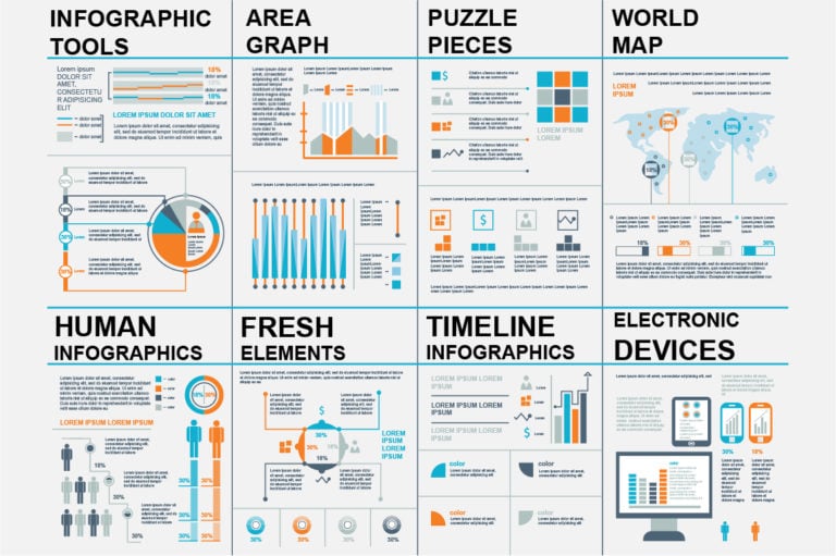 Infographic Elements Mega Bundle - just $29 – MasterBundles
