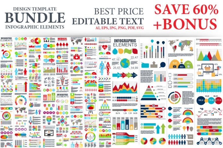 Infographic Elements Mega Bundle - just $29 – MasterBundles