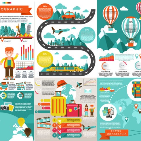 Infographic Elements Mega Bundle - just $29 | MasterBundles