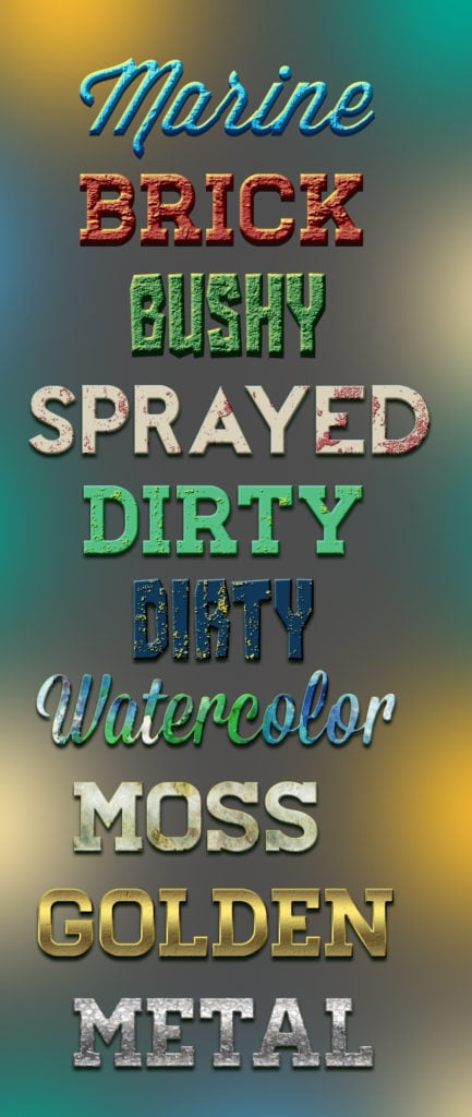 Photoshop Text Styles | Get 327 Premium Photoshop Text Styles for Just $24