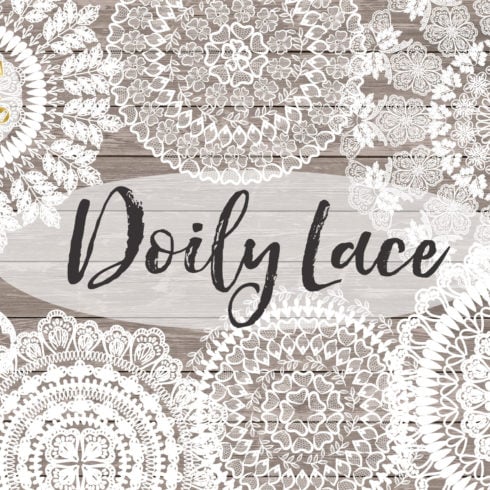 8 Vector Rustic Doily Lace Art | Master Bundles