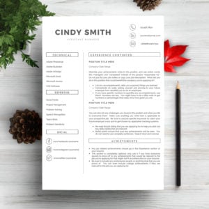 Professional Resume Template 2021. Clean Resume Template – Only $9!