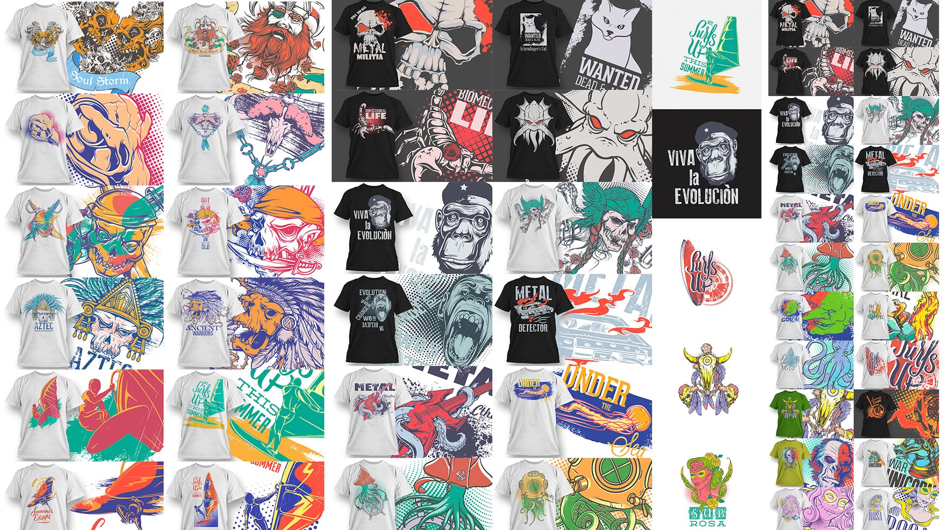 T-Shirt Design Bundle | 50 Vintage T-shirt Designs ready to offer a new ...