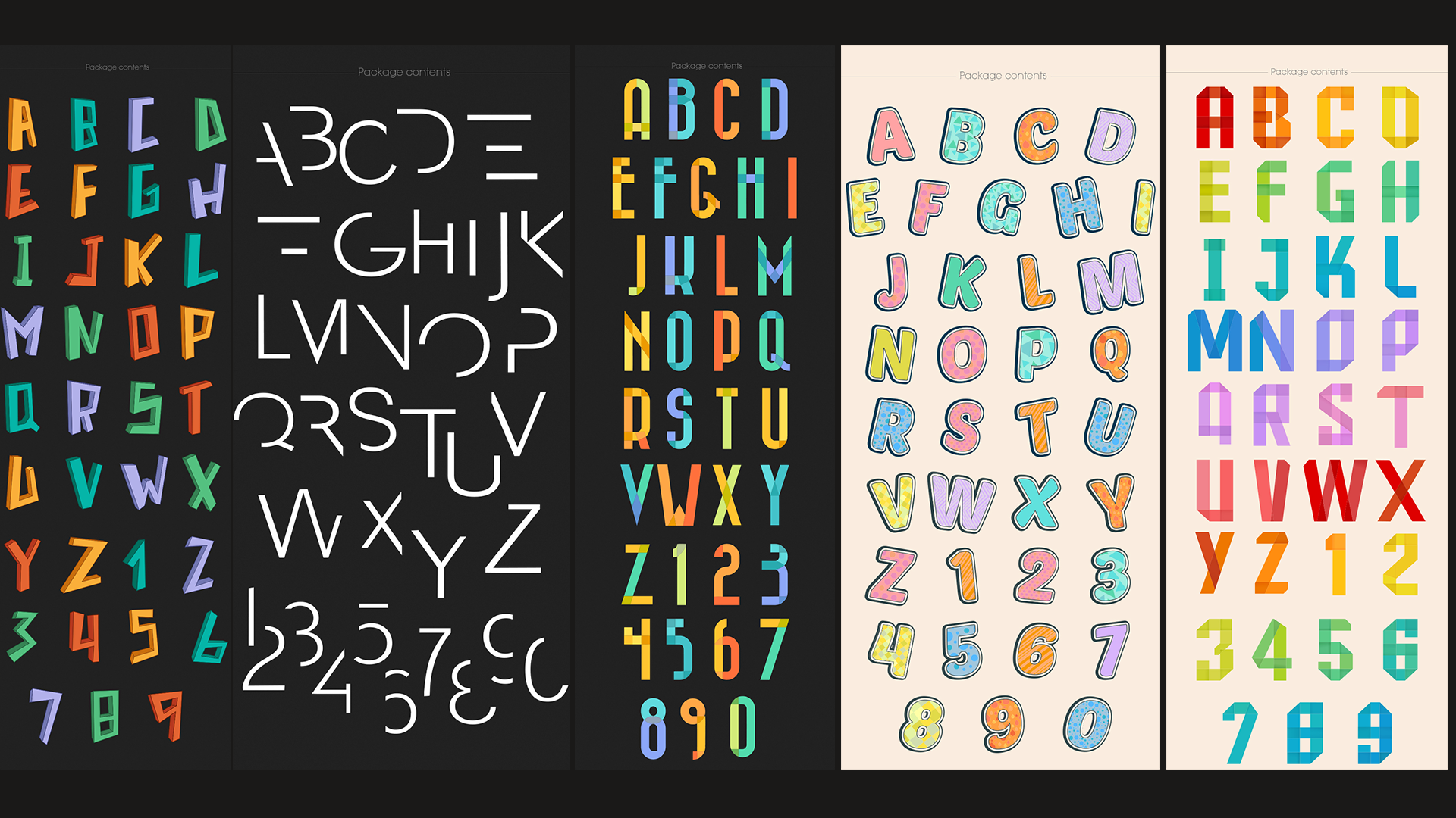 Modern Vector Watercolor Alphabet | The Super Premium Vector Alphabets ...