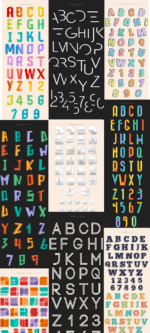 Modern Vector Watercolor Alphabet | The Super Premium Vector Alphabets ...