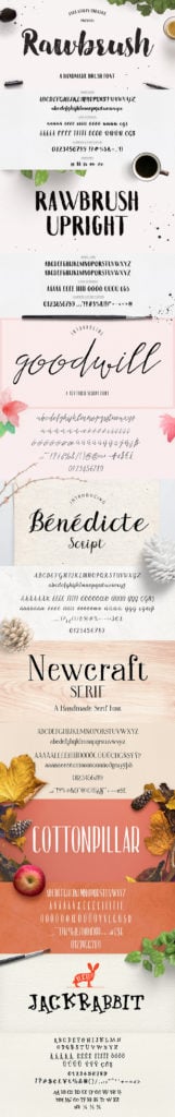 Hand Drawn Fonts - 7 High Quality Fonts for $17 – MasterBundles