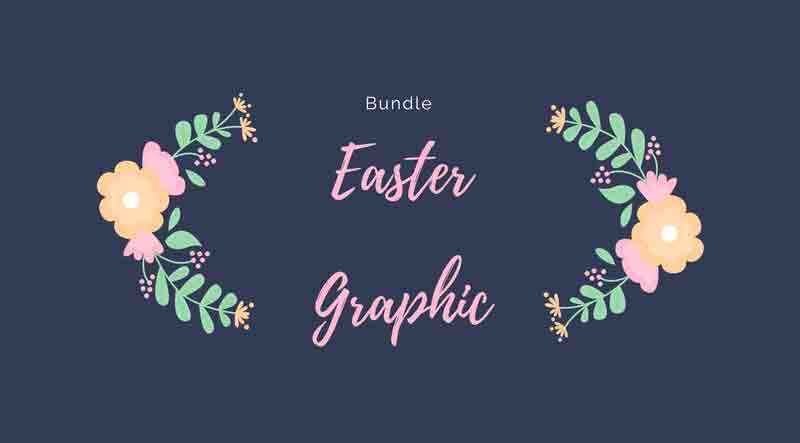 Easter Illustrations | Happy Easter Images Clip Art - Just $15 For a Bundle